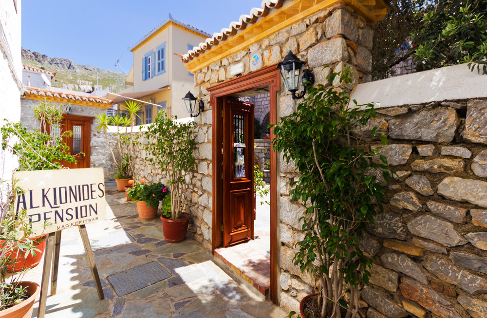 Alkionides Pension, Hotel, Hydra,Saronic,Accommodation,Travel,Holidays ...